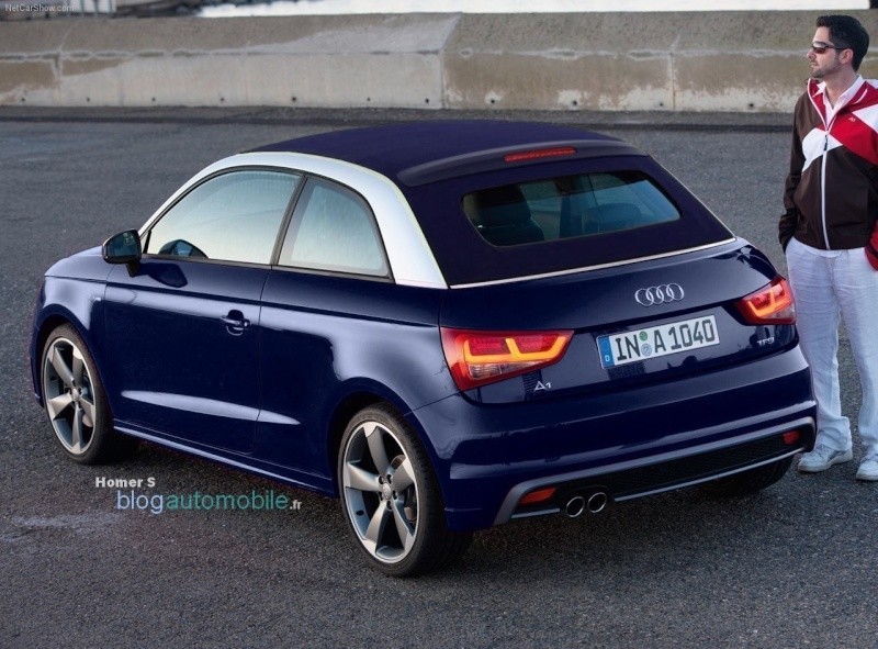 Audi A1 découvrable/cabriolet décapotable : sortie en 2013