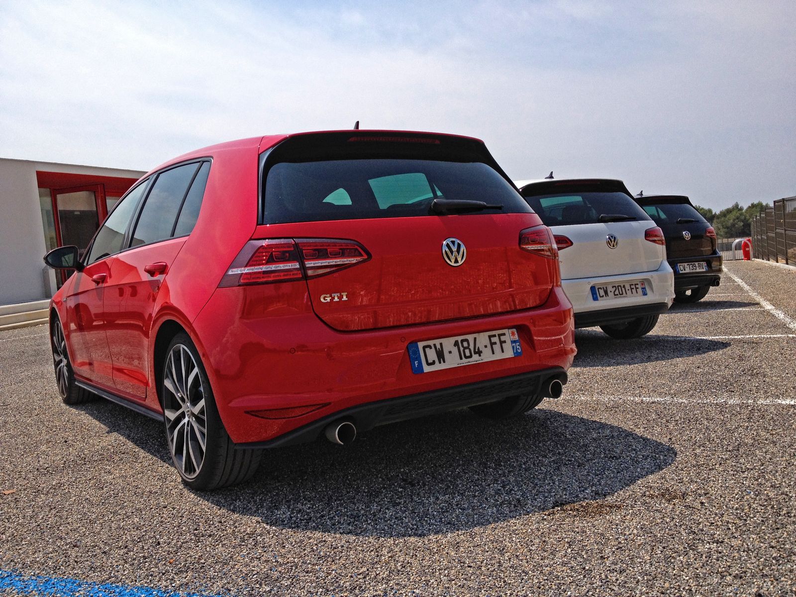Les Volkswagen Golf 7 GTI & GTD à l'essai sur circuit