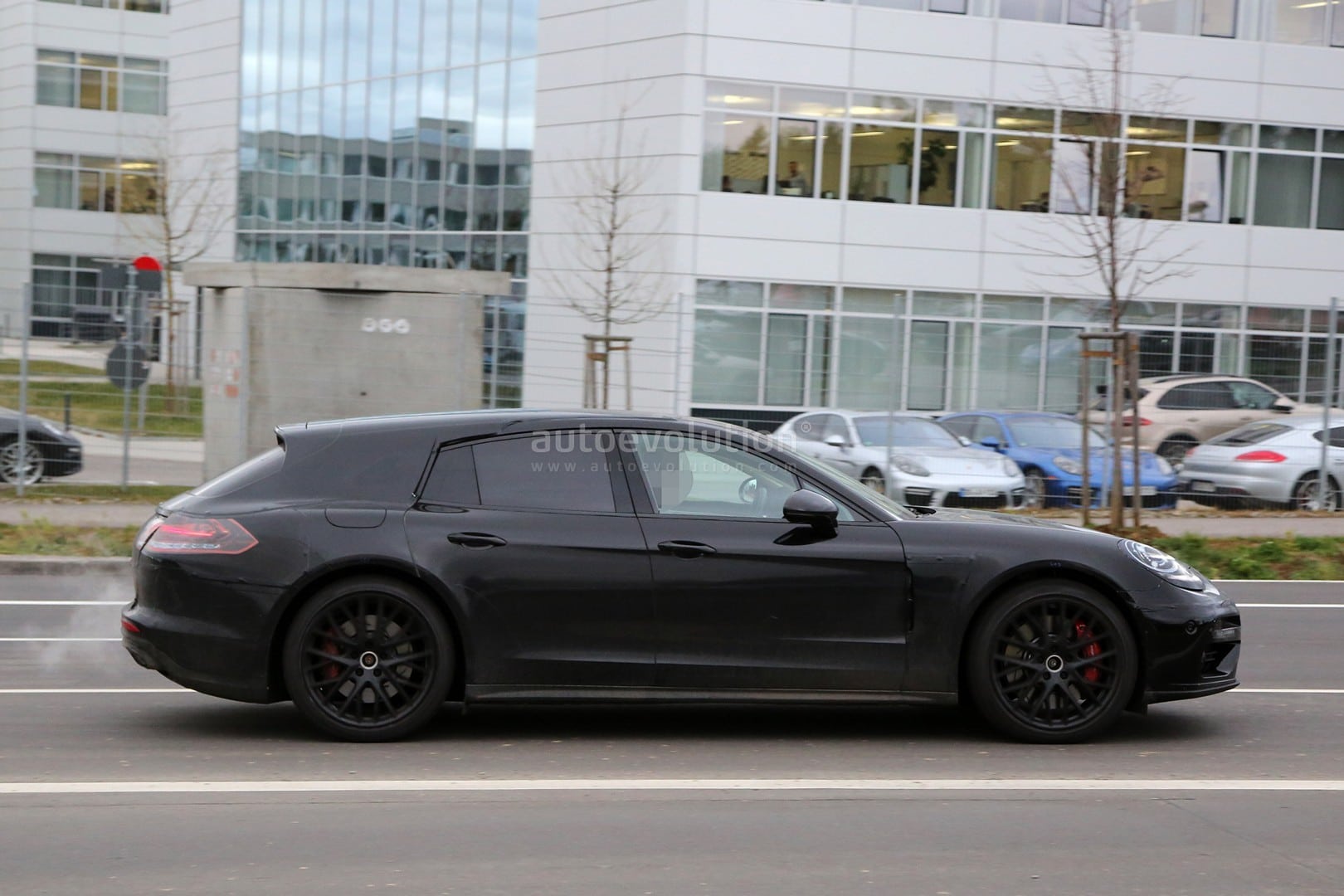 La Porsche Panamera break en approche